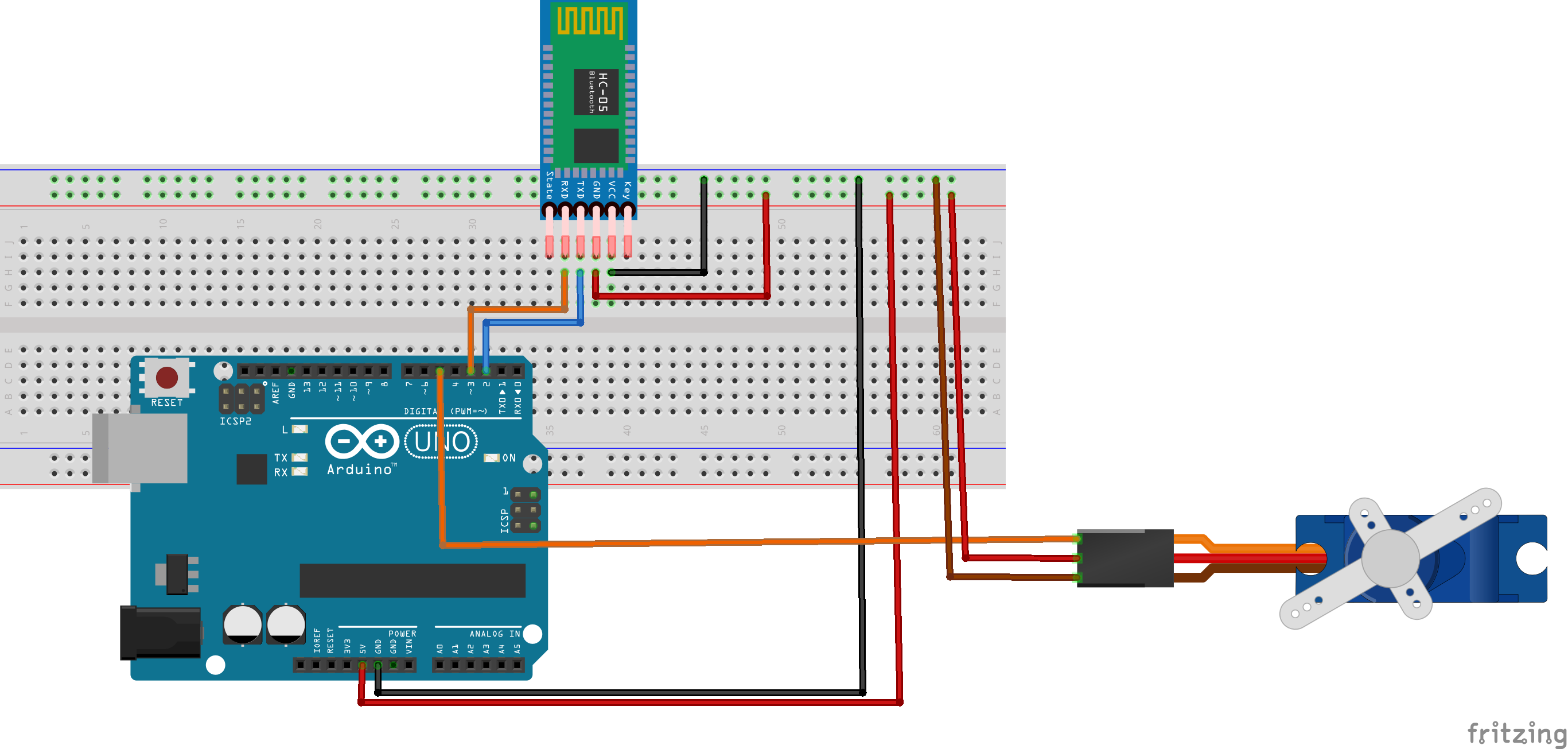 Bluetooth Controlled Servo Motor using Arduino for Kids - Electronics ...