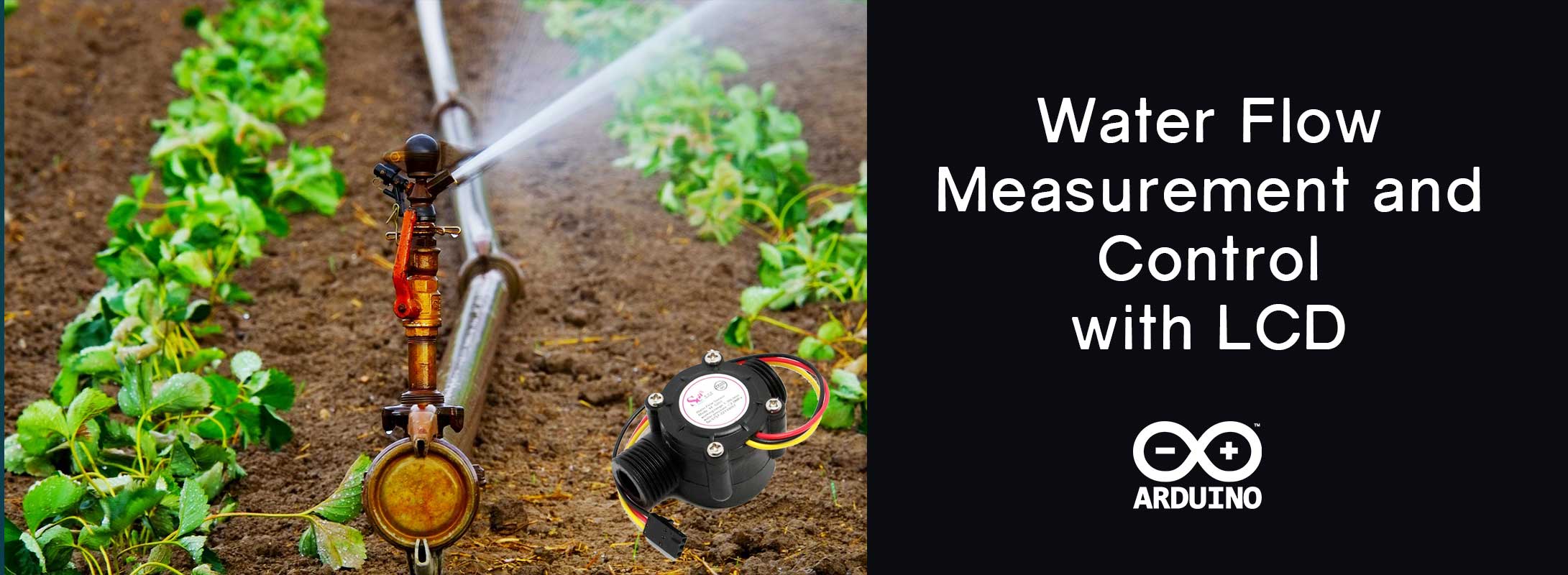 Water Flow Measurement And Control With Lcd Using An Arduino